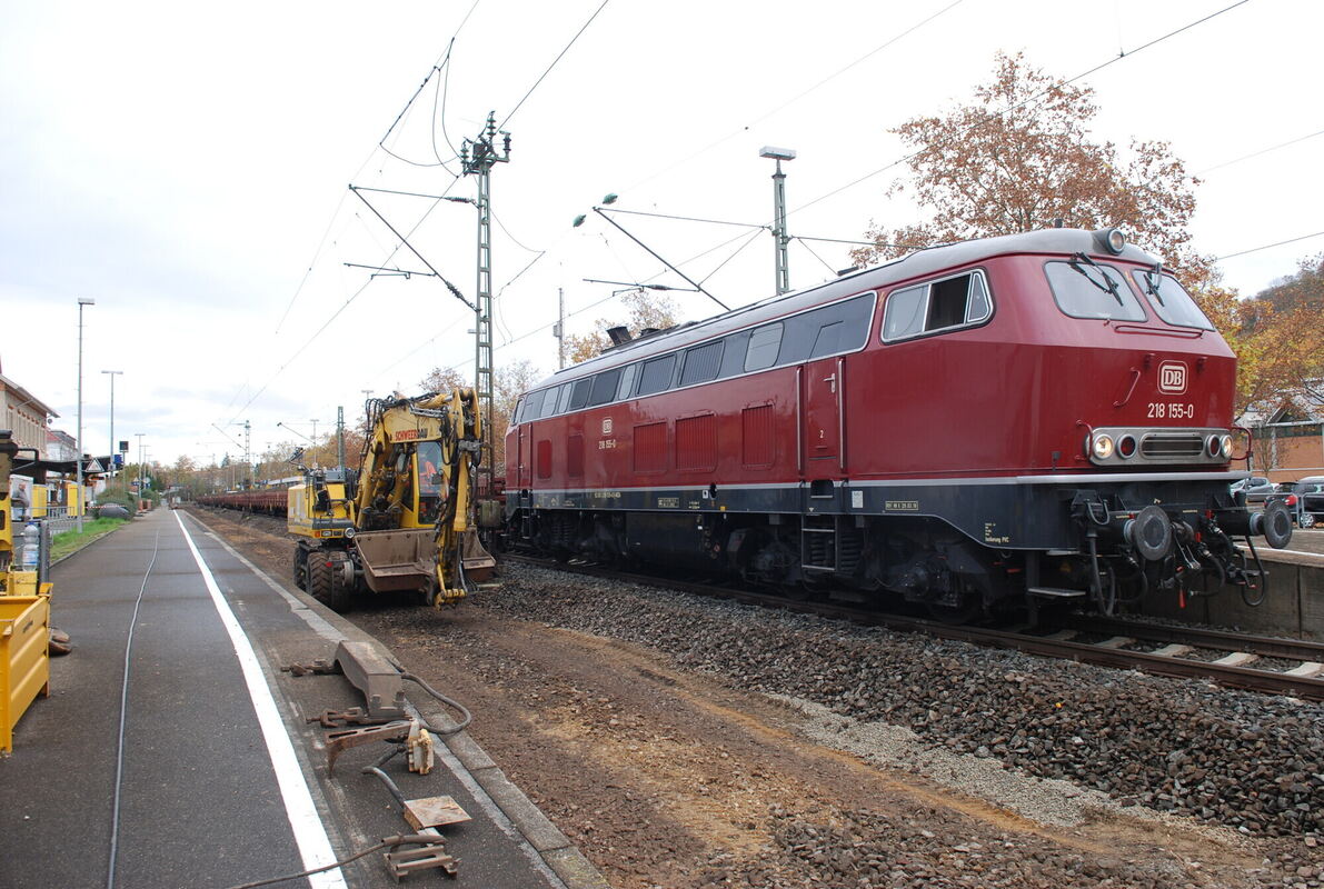 Der Bahnhof in Metzingen ist noch bis Mittwoch eine Großbaustelle ...