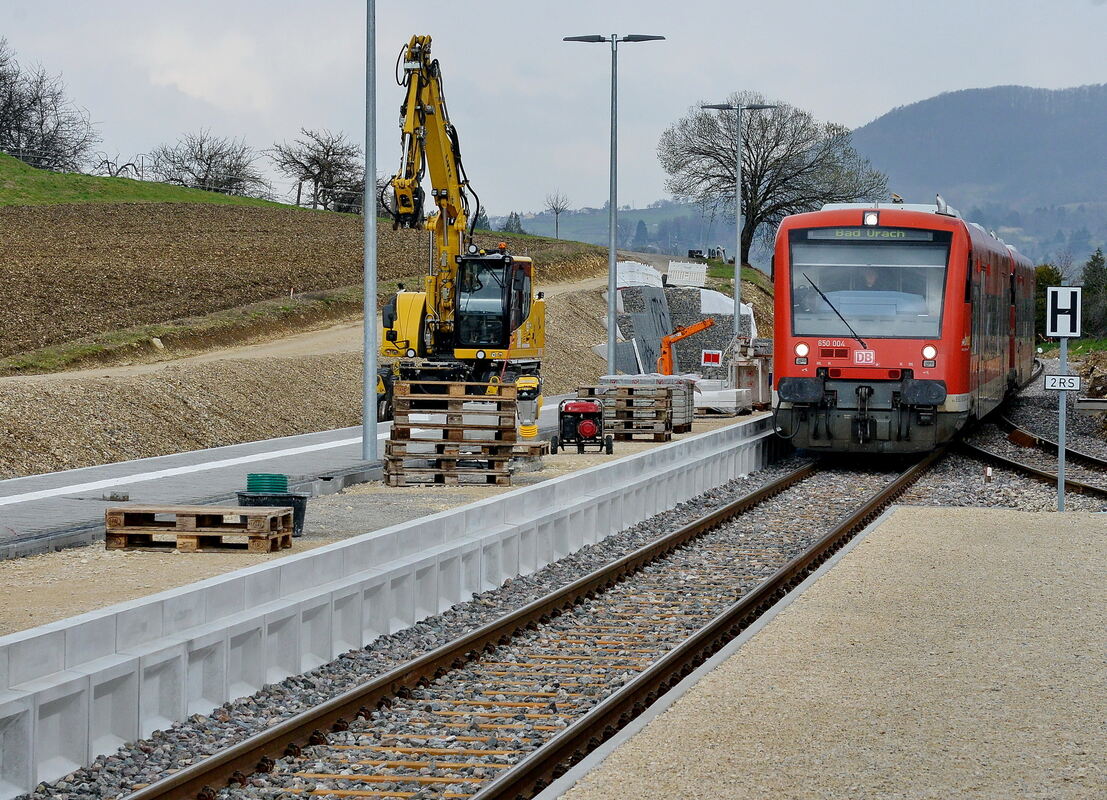 Gleis 4 im Bahnhof Metzingen: Bau kann im Mai losgehen - Neckar + Erms ...
