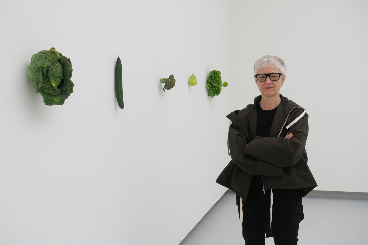 Wandgemüse und Bürokunst von Karin Sander in der Kunsthalle Tübingen ...