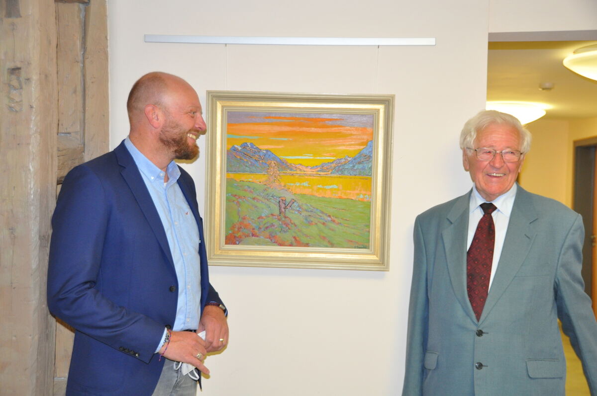 Werke von Fritz Sprandel im Würtinger Rathaus: Symphonie der Farben ...