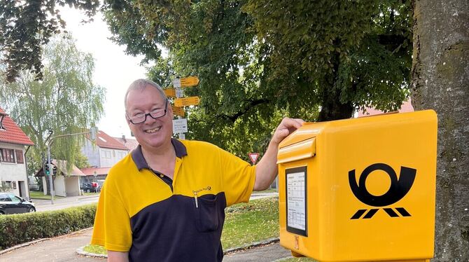 Mehr als Pakete und Briefe: Dieter Lehner ist seit vierzig Jahren ...