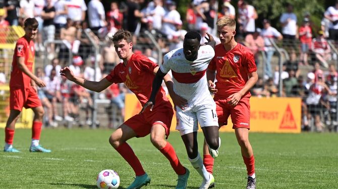 Vor 8.500 Zuschauern: SSV Reutlingen verkauft sich bei 0:4 gegen den VfB Stuttgart teuer - SSV ...