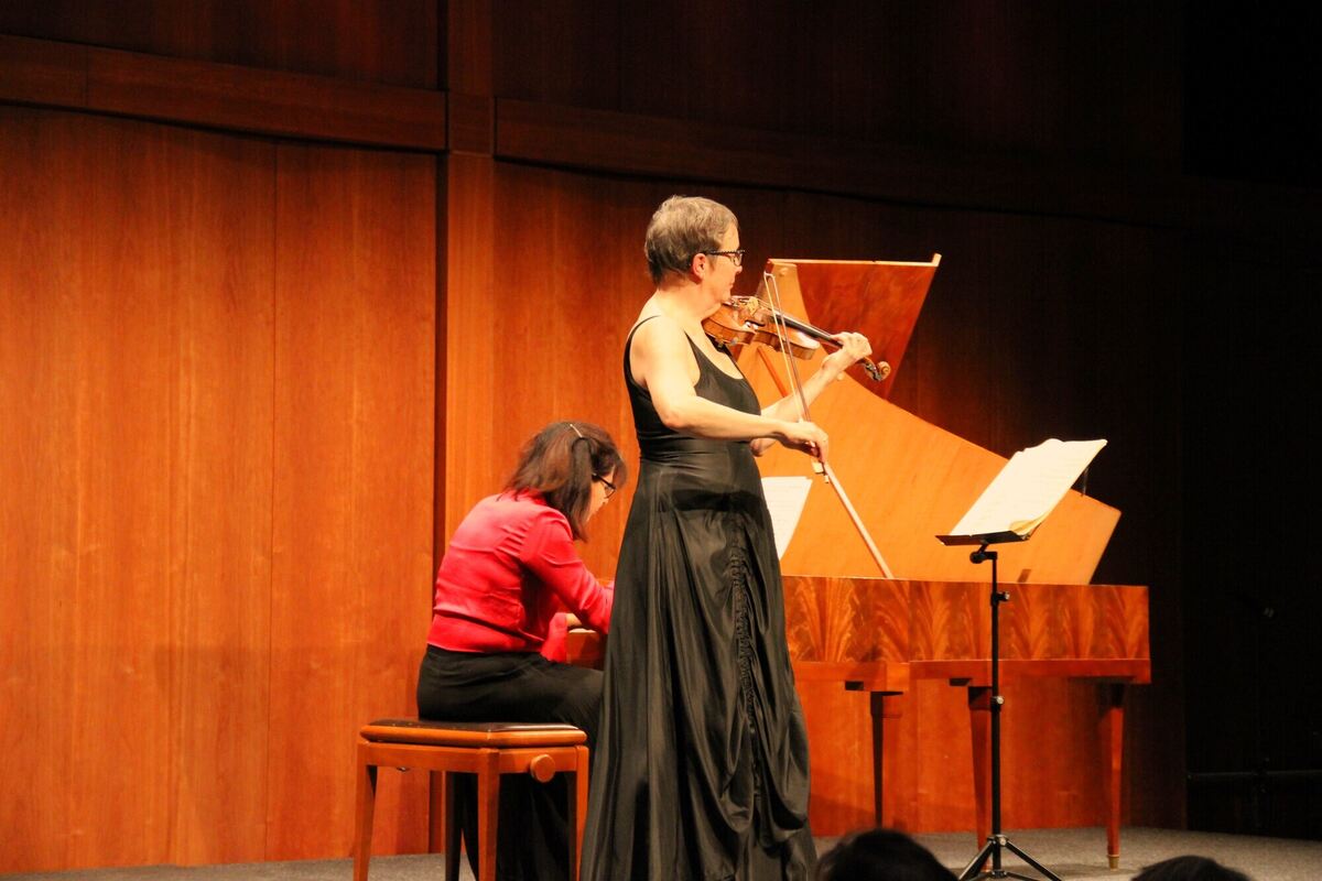 Christine Busch und Stefania Neonato beim Reutlinger Kammermusikzyklus ...